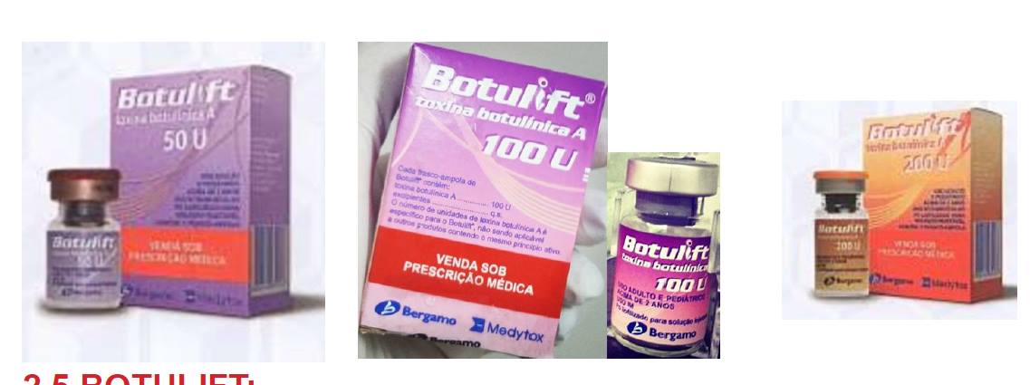 7 Marcas de Toxina Botulínica vendidas no Brasil - Veja a novidade